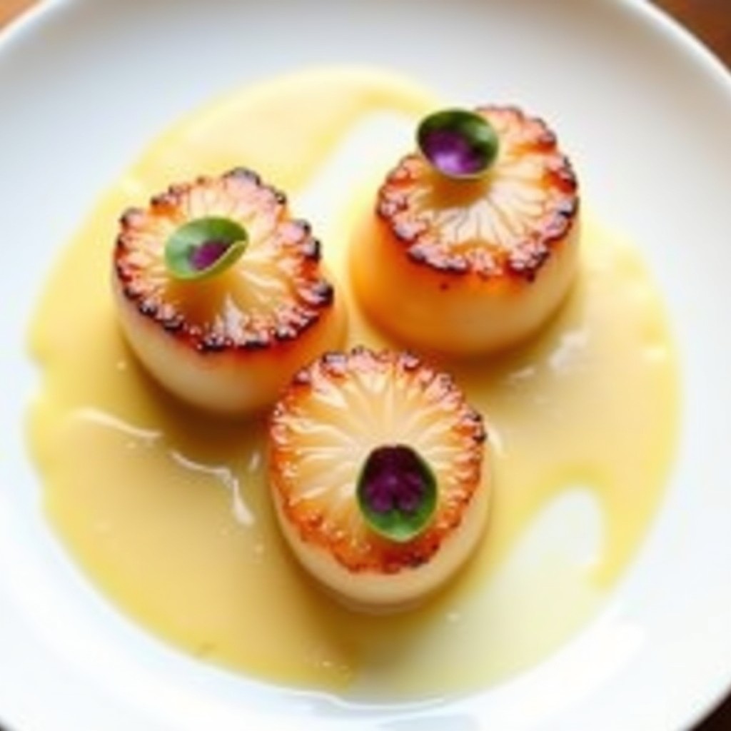 O Ya Inspired Torch-Seared Scallops with Yuzu-Brown Butter ...