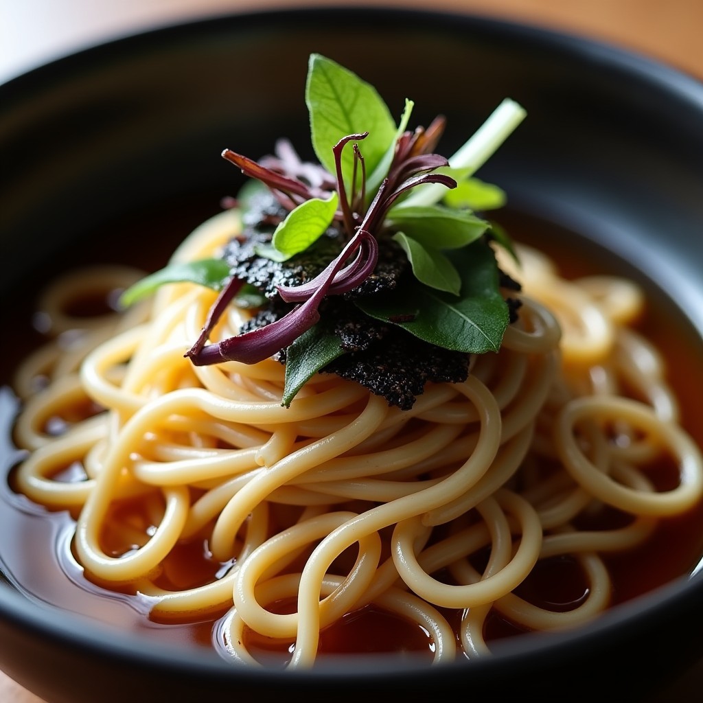 O Ya Inspired Chilled Soba Noodles with Aged Dashi Broth - massappetite.com