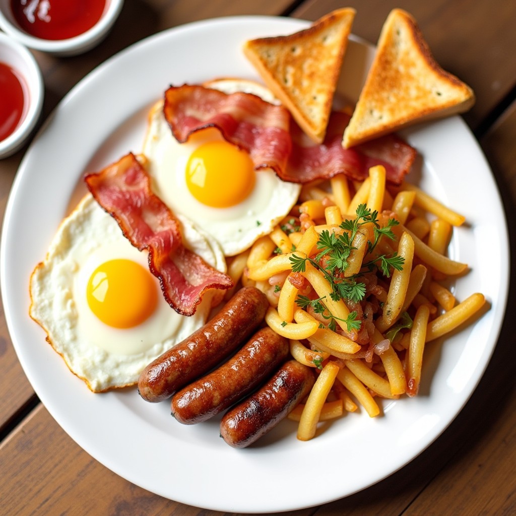 The Blue Diner Inspired Loaded Breakfast Platter with Home Fries ...