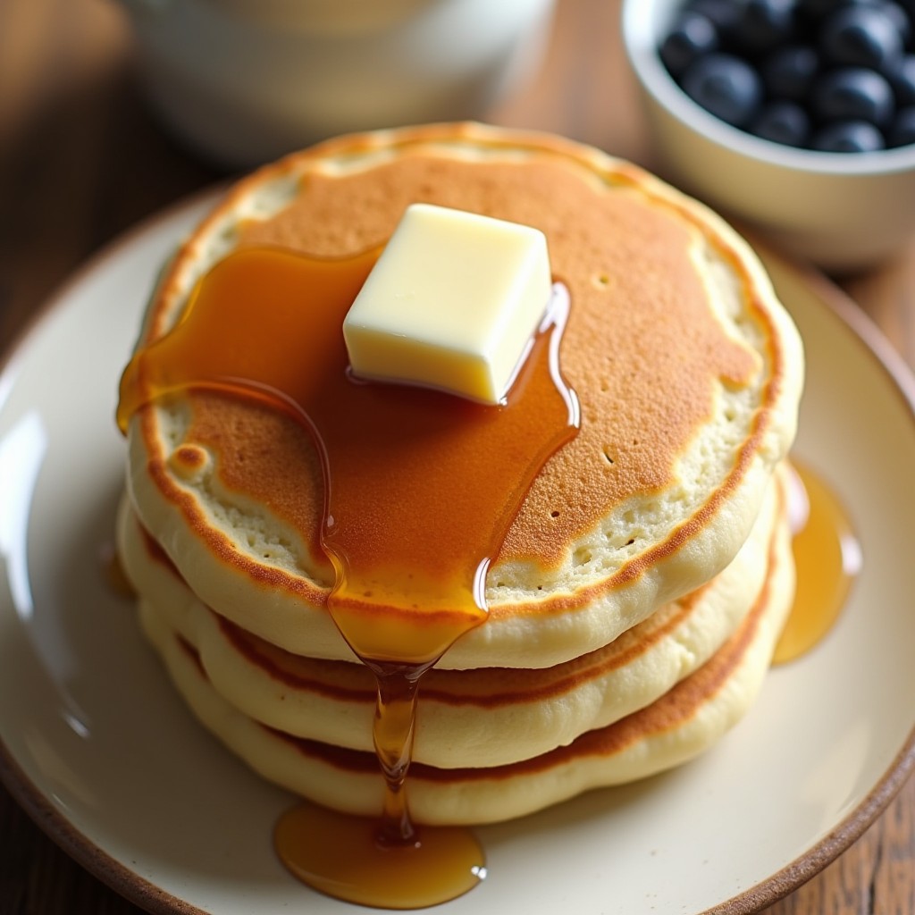 The Blue Diner Inspired Blue Diner Fluffy Buttermilk Pancakes ...