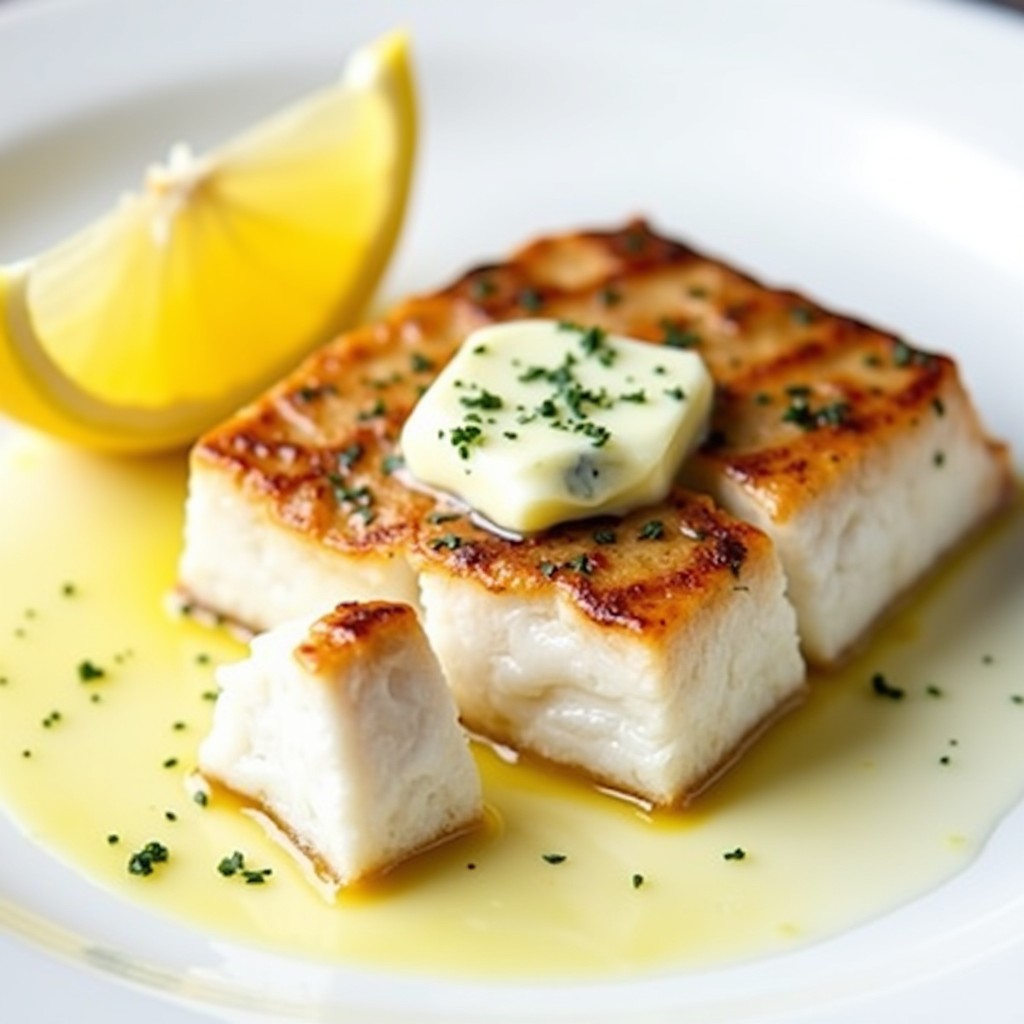Dini's Sea Grill Inspired Broiled Swordfish Steak with Herb Butter ...