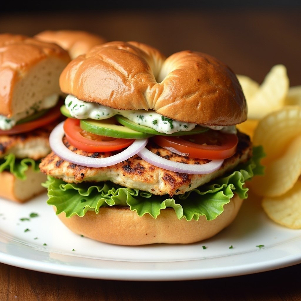 The Ground Round Inspired Grilled Chicken Sandwich with Herb Aioli ...