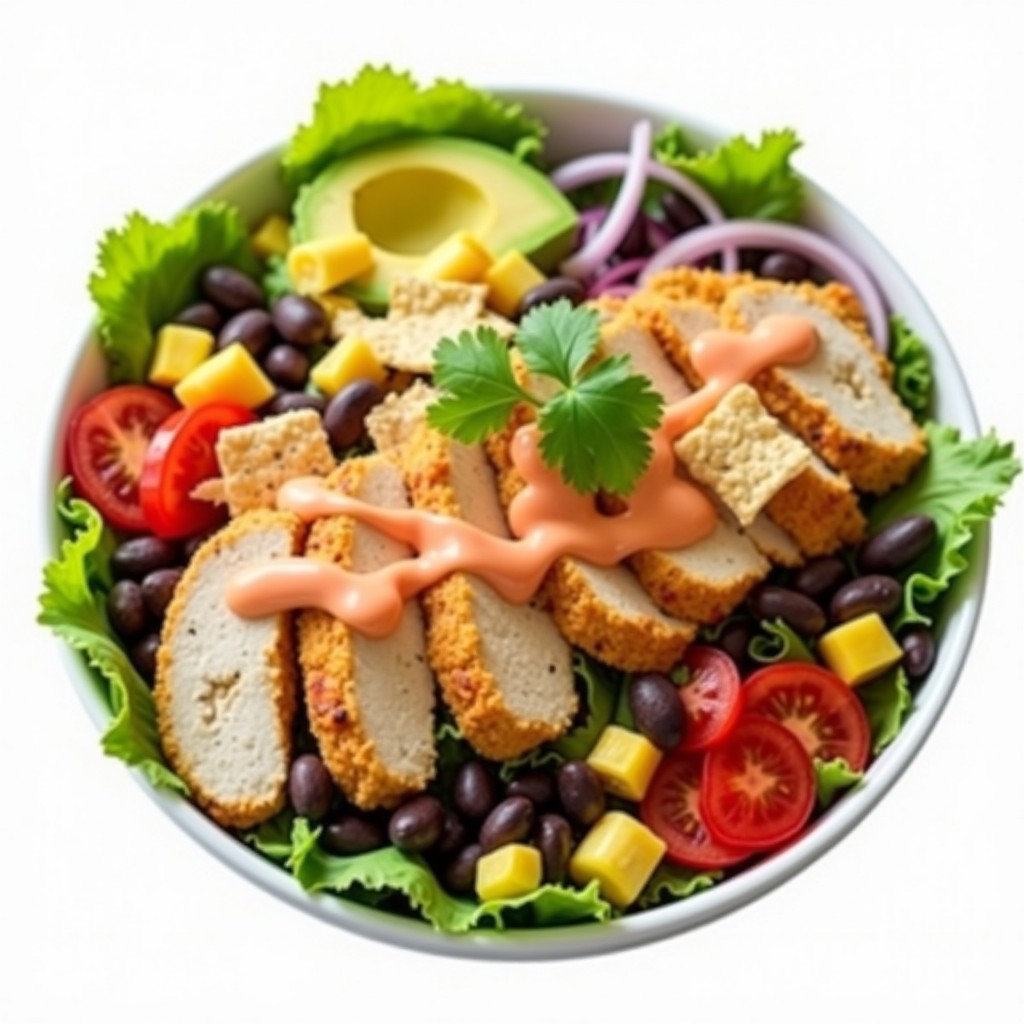 The Ground Round Inspired Southwest Chicken Salad - massappetite.com